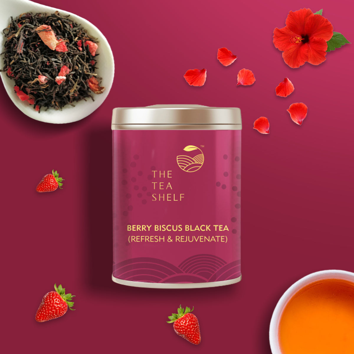 Berry Biscus Black Tea – The Tea Shelf